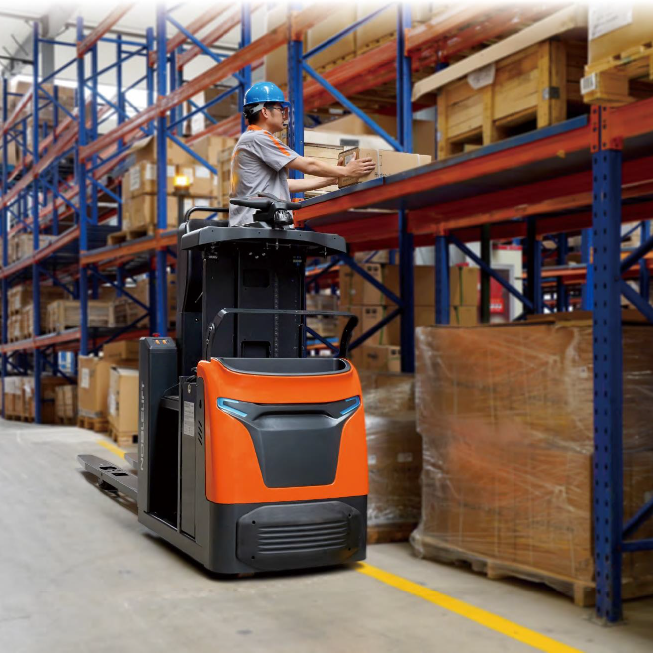 OPL55N Low-Level Electric Order Picker Pallet Jacks – 5,500lb Capacity ...